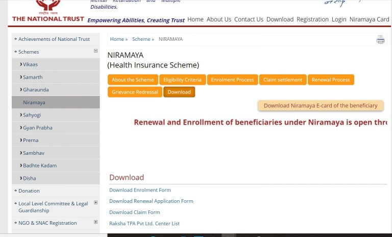 Niramaya Health Insurance Scheme: How to Apply and Download e-Niramaya Health Card Online