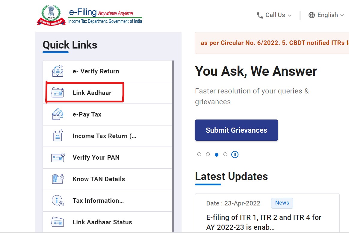 How To Link Aadhaar With PAN: Online Process and Link Status