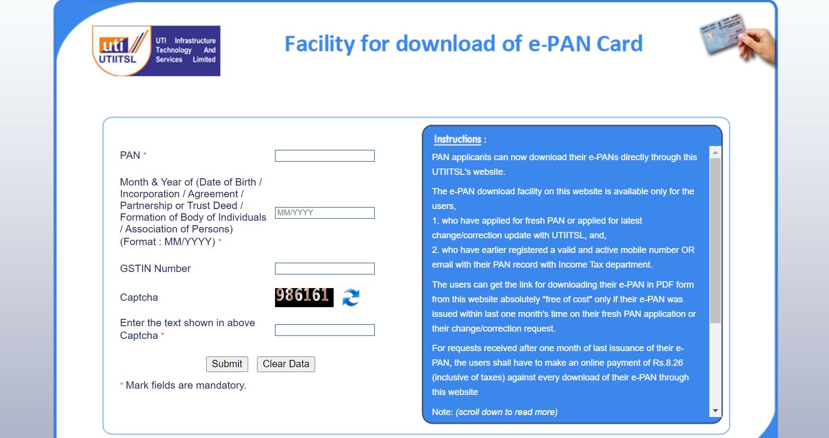 How to Download PAN Card Online from NSDL, UTIITSL, Aadhaar and e-Filing Website